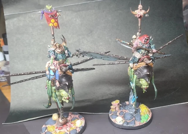 DIPINTO WARHAMMER AOS Pusgoyle Blightlords Age of Sigmar Nurgle Pro EUR ...