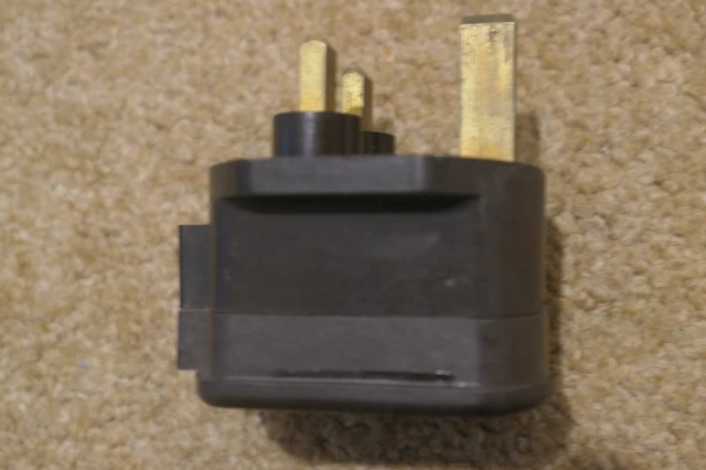 VINTAGE MK 13 Amp Mains Safety Plug Brown 1970's Retro with Sleeved ...