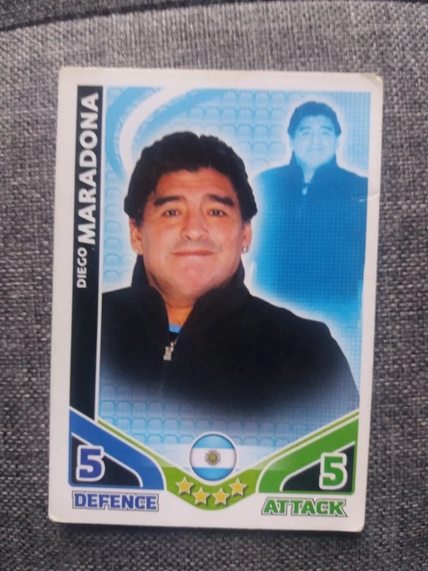 MATCH ATTAX 2010 World Cup Card - Diego Maradona £11.12 - PicClick UK