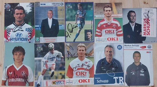 MARKUS SCHUPP - signiert - 10 AK Autogrammkarten Hamburg ...