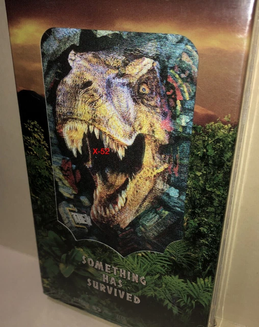 LOST WORLD JURASSIC Park vintage VHS video cassette tape 3D Lenticular ...