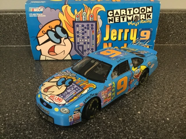 JERRY NADEAU #9 Cartoon Network Dexter 1999 Ford Action 1/24 NASCAR Cup ...
