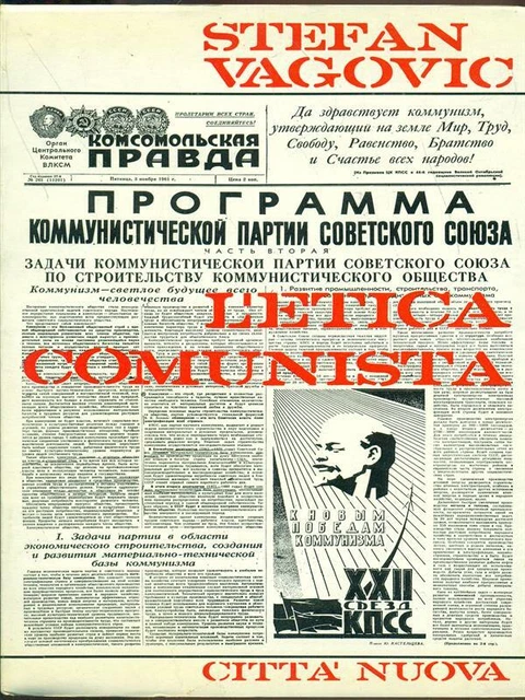 ETICA COMUNISTA COMUNISMO/ Socialismo Stefan Vagovic Citta' Nuova 1966 ...