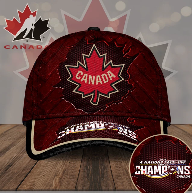 CANADA 2025 4 Nations Face-Off Champions Classic Cap $43.37 - PicClick CA