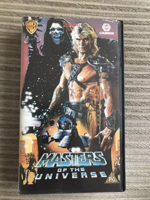 Rare Masters Of The Universe 1987 Vhs Video Cassette Tape Pes