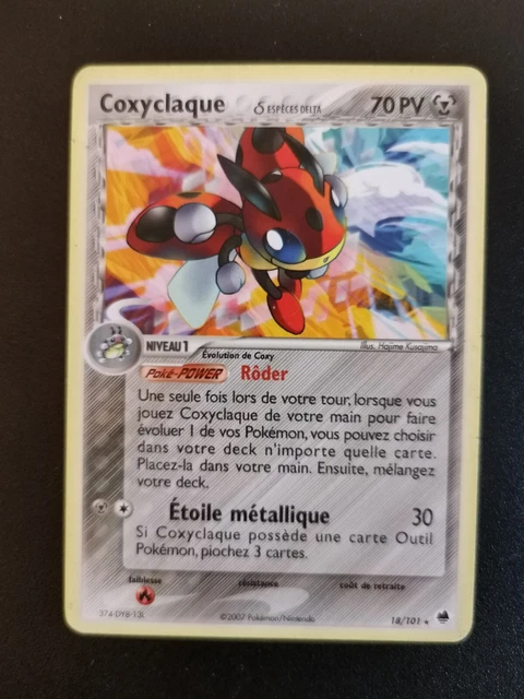 CARTE POKÉMON COXYCLAQUE 18/101 Rare EX Iles des Dragons FR EUR 1,00 ...