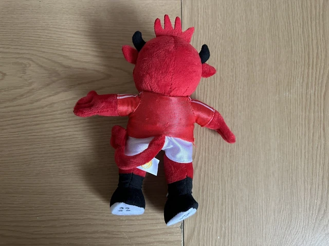 MANCHESTER UNITED FOOTBALL Club Fred the Red Devil Mascot Plush Soft ...