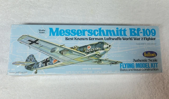 MESSERSCHMITT BF-109, GERMAN Luftwaffe Model Kit, WWII Fighter, PARTS ...