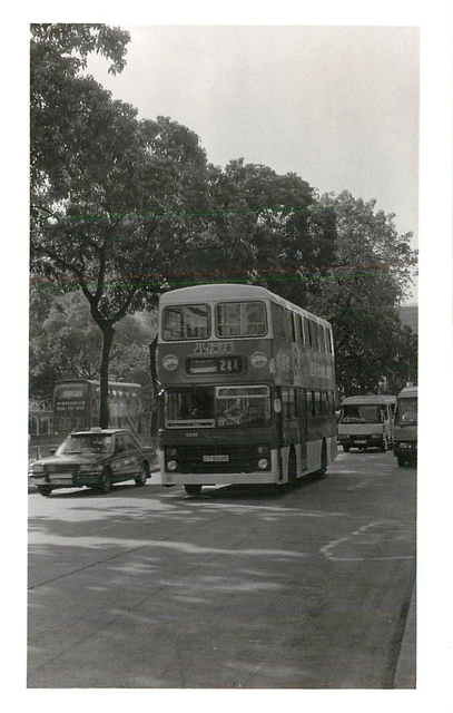 HONG KONG CT5035 - B&W Bus Photo 14X9Cm £1.50 - PicClick UK