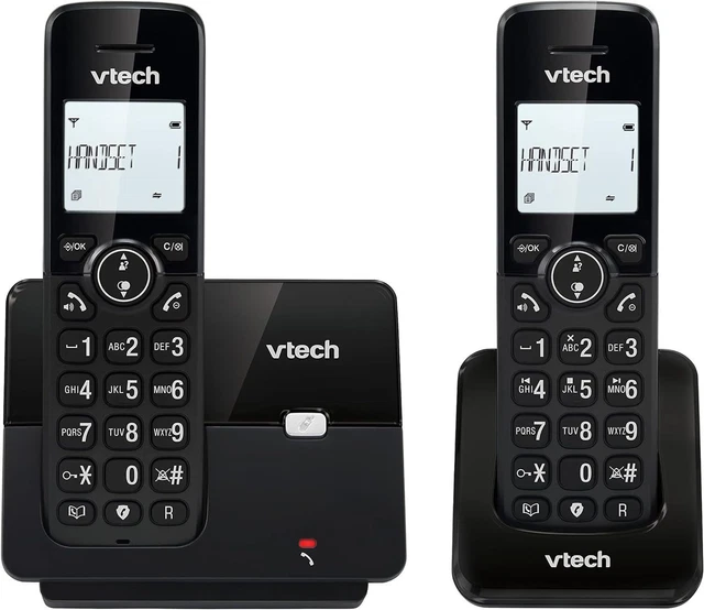VTECH CS2001 SCHNURLOS Telefon 2 Mobilteile ECO+ Anrufsperre Freisprech ...