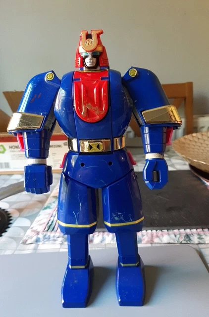 TRANSFORMER BANDAI MIGHTY Morphin Power Ranger Ninjor Robot Blue Large ...