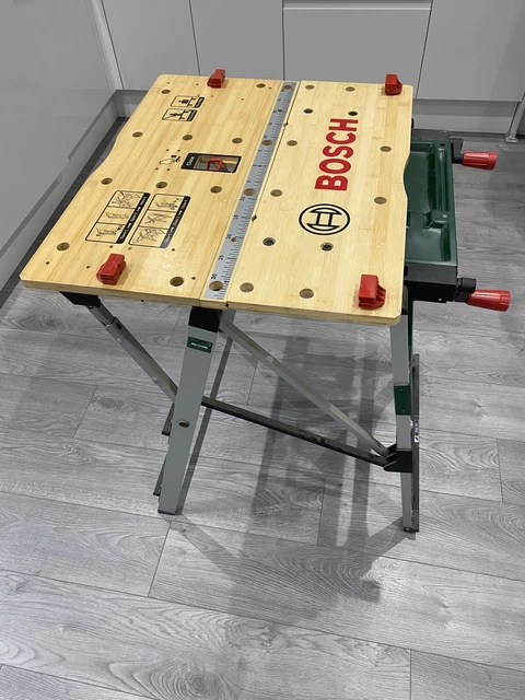 WORK BENCH BOSCH PWB 600 workmate Folding Workbench Preowned £52.71 ...