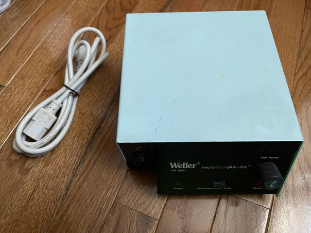 WELLER MT 1500 MicroTouch Plus Soldering Station/power Supply,NICE £85. ...