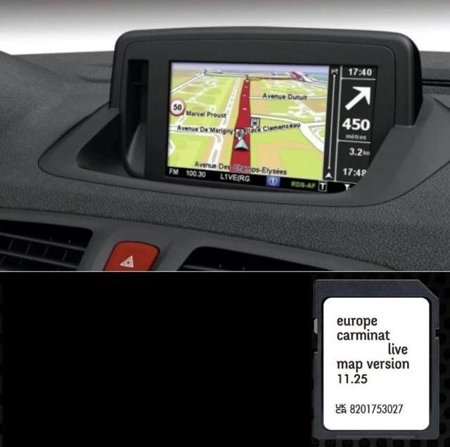 NEW RENAULT R-Link evolution update navigation 2024 map card V11.25 £31 ...
