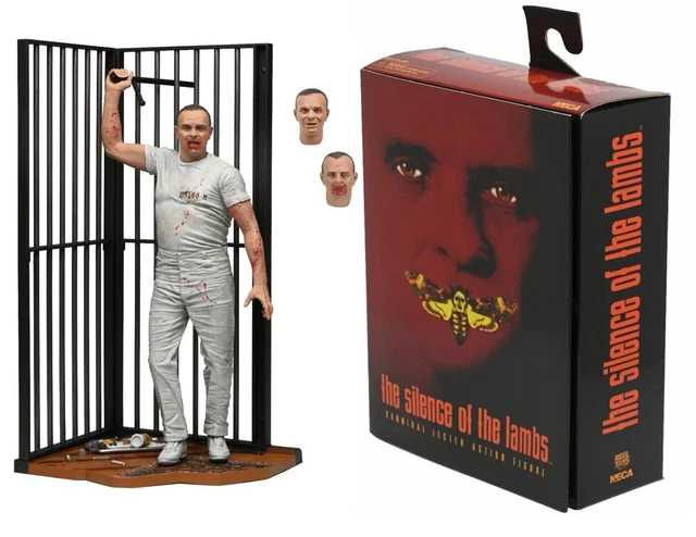 NECA SILENCE OF The Lambs Hannibal Lecter Prison Escape Action Figure ...