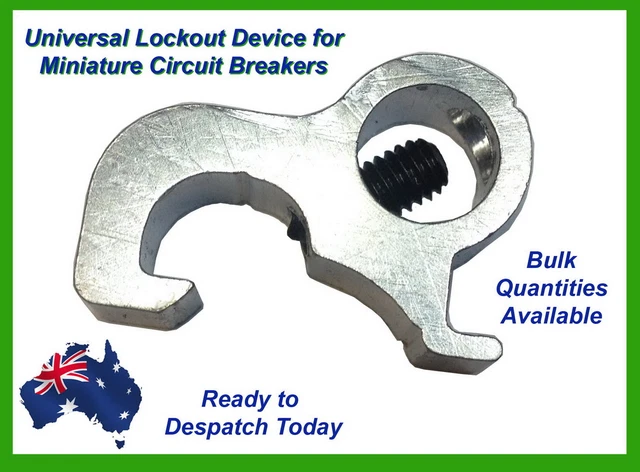 RCD MCB CIRCUIT Breaker Lockout/ Lock Dog Device For Most Circuit ...