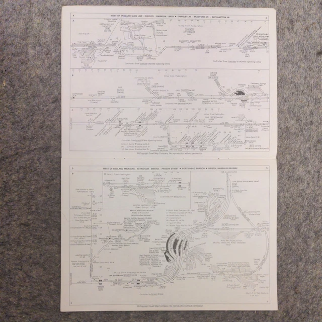 RAILWAY TRACK DIAGRAMS (Quail Track Maps) Western Third Edition £1.13 ...