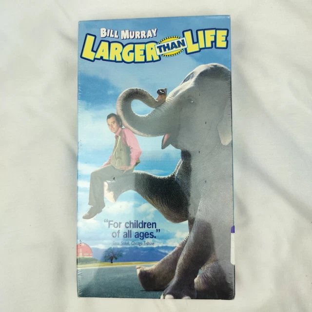 BILL MURRAY LARGER Than Life VHS New Sealed Movie 1996 £10.59 - PicClick UK