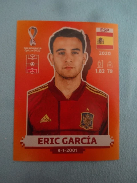 PANINI QATAR 2022 ERIC GARCIA Orange Version Spain Barcelona Rookie ESP 12 EUR 2,00 - PicClick IT