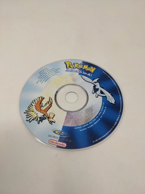 NINTENDO POKEMON GOLD And Silver Version Disc PC Computer Game And ...
