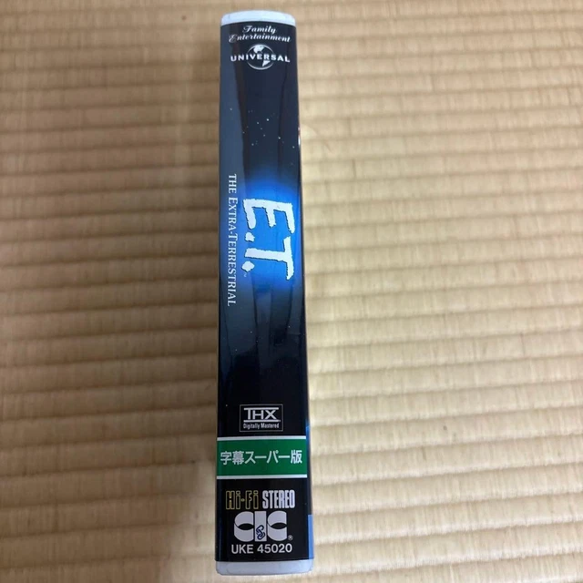 E.T. THE EXTRA-TERRESTRIAL Vhs £63.08 - PicClick UK