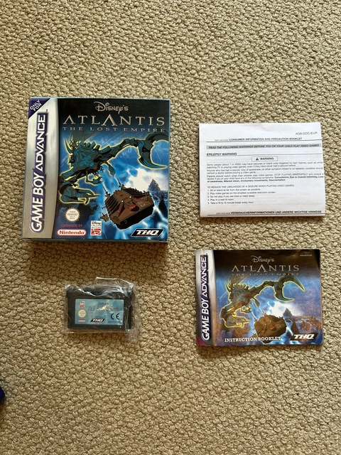 DISNEY'S ATLANTIS: THE Lost Empire (Nintendo Game Boy Advance, 2001 ...