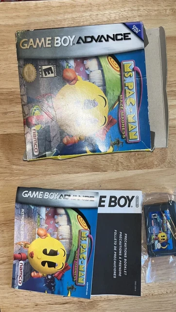 NINTENDO GAME BOY Advance Ms. Pac-Man: Maze Madness and Pac-Man World ...