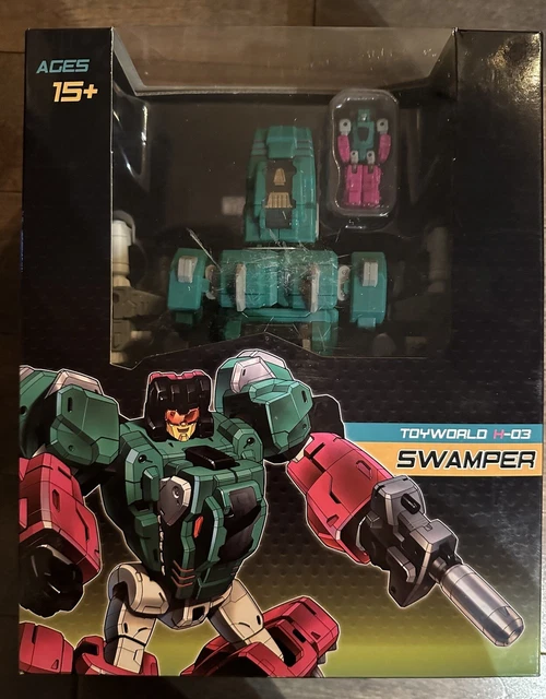 TOYWORLD TRANSFORMER TW-H-03 SWAMPER Headmaster Masterpiece ...
