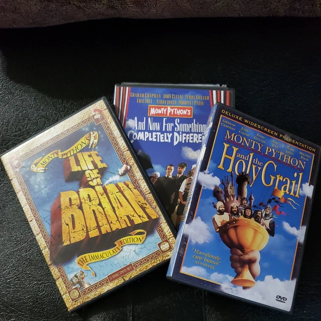 LOT-3 MONTY PYTHON DVD-Holy Grail/Life of Brian/Completely Different ...