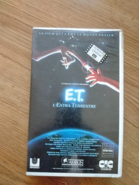 VHS - E.T. L'extra Terrestre - 002- Cic Video EUR 8,00 - PicClick FR