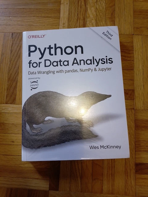 Python For Data Analysis Data Wrangling W Pandas Numpy Jupyter By Wes 3rd 5599 Picclick Ca