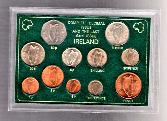 & IRELAND COMPLETE Decimal Issue " 12x17.5cm case £18.82 - PicClick UK