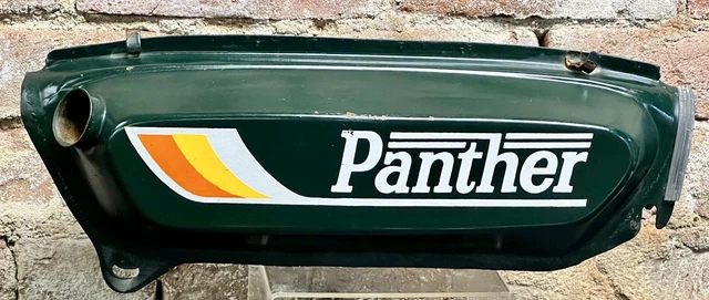 VINTAGE PANTHER MOPED Bike Hero Majestic Green Step Through Gas Fuel ...