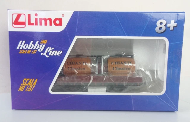 NEW LIMA HL6108 H0 Scale Low-Sided Flat Wagon with Brakeman's Cab ...