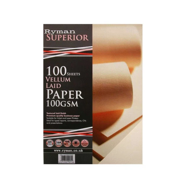 RYMAN CARTA POSATA A4 100 gm 100 fogli EUR 16,33 - PicClick IT