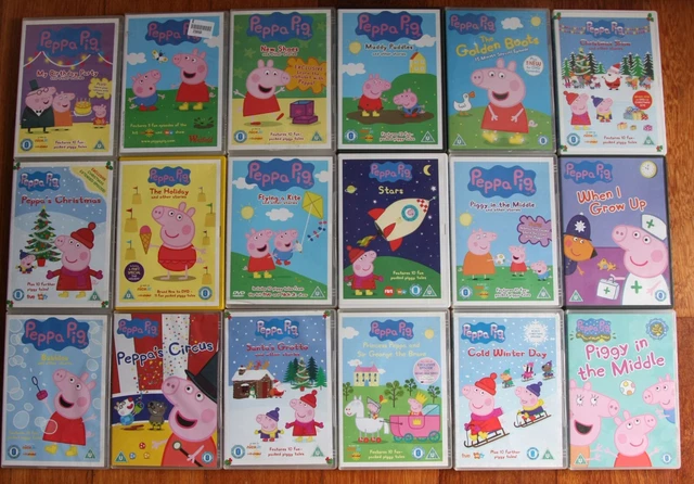 PEPPA PIG DVD MEGA collection - 18 DVDS job lot bundle joblot USED ...