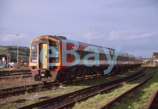 35MM RAILWAY SLIDE of Class 159 DMU 159007 @ Exeter Copyright to Buyer ...