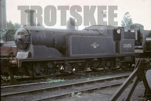 35MM SLIDE BR British Railways Steam Loco 30053 Class M7 Eastleigh 1965 ...