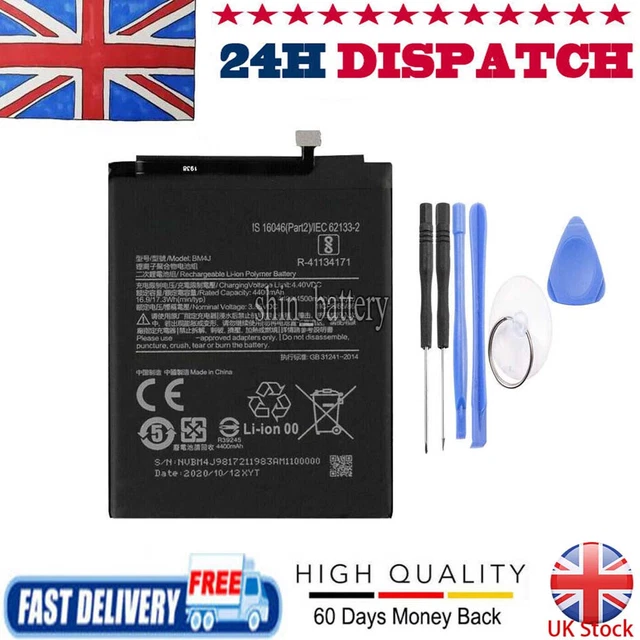 REPLACEMENT FOR XIAOMI Redmi Note 8 Pro Battery 4500mAh 2019 BM4J ...