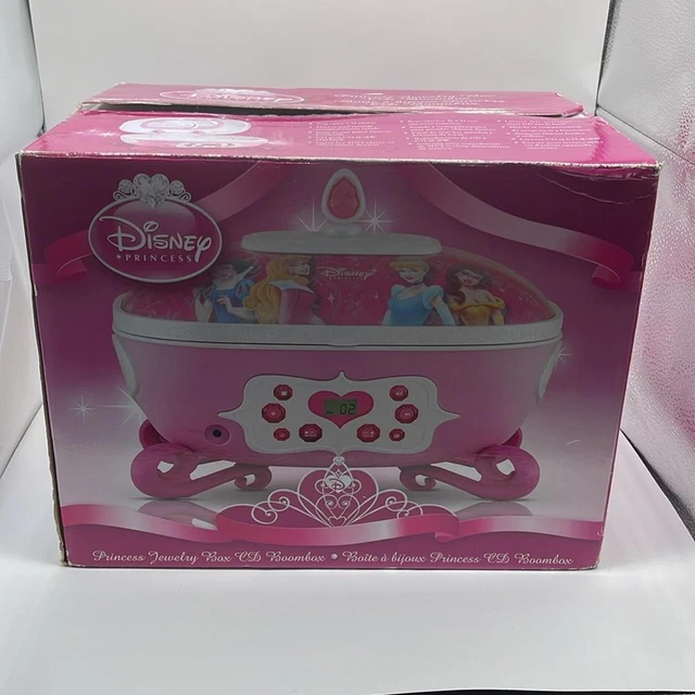DISNEY PRINCESS PINK CD Player Boom Box Jewelry $99.00 - PicClick CA
