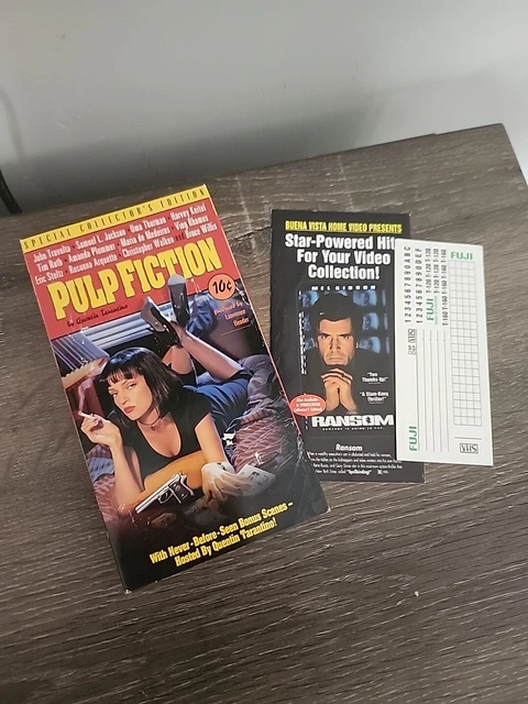 PULP FICTION VHS TAPE (1996, Tarantino, Special Collector's Ed, Crime ...