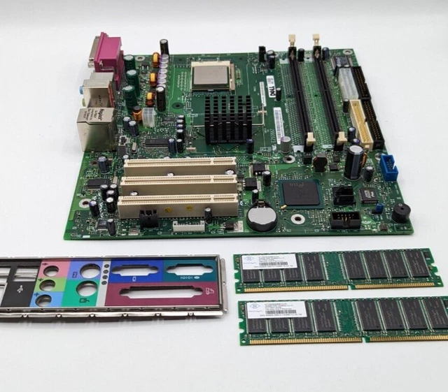 DELL OPTIPLEX 0U2575 Socket 478 Motherboard With Intel Celeron 2.40 GHz Cpu Ram £26.00 - PicClick UK