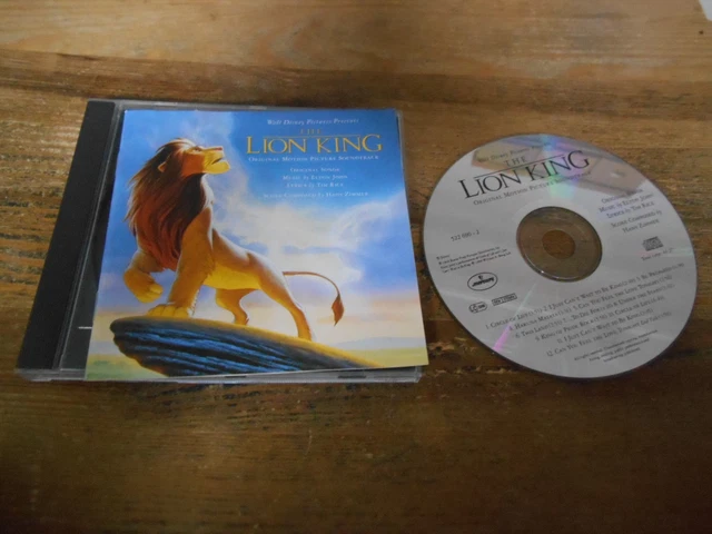 CD OST ELTON John Tim Rice - Walt Disney : Lion King (12 Song) MERCURY ...