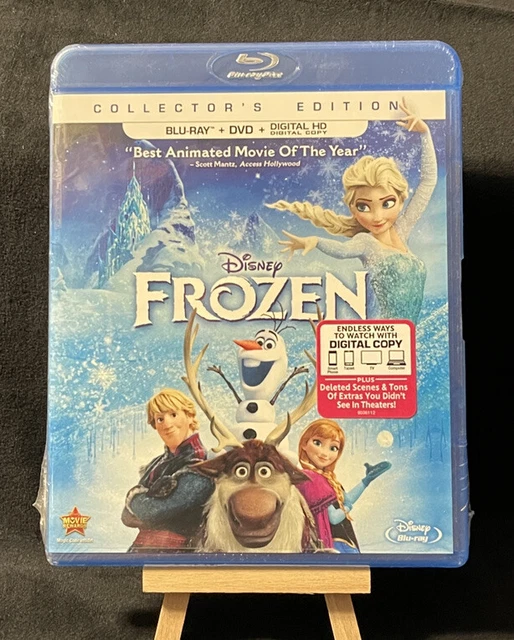 DISNEY FROZEN BLU-RAY DVD Digital HD Code Collector's Edition New ...