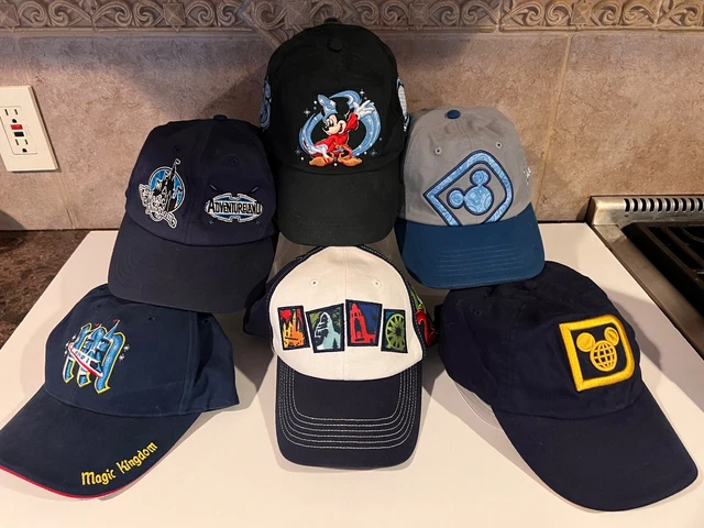 ASSORTED WALT DISNEY Parks Unisex Baseball Hat Collection (Six Hats) £ ...