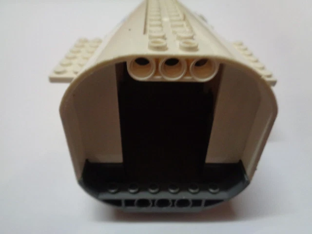 LEGO AIRCRAFT FUSELAGE Curved Aft Section with dark Bluish Gray ...