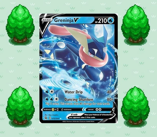 POKÉMON - GRENINJA V - 073/264 - SWSH Fusion Strike - Ultra Rare Neuf ...