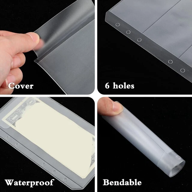 12PCS A6 FOLDER Cases, Money Envelopes, Transparent Folders, Organizer ...