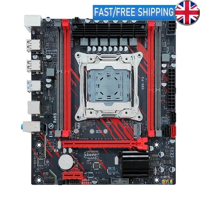 DDR3 ECC MOTHERBOARD Set 128GB RAM Desktop Server Motherboard 1866MHz LAG2011-V3 £53.79 ...