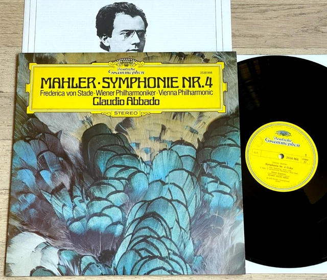 MAHLER SYMPHONY NO.4 CLAUDIO ABBADO VON STADE ED1 DGG STEREO LP COMME NEUF EUR 23,05 - PicClick FR